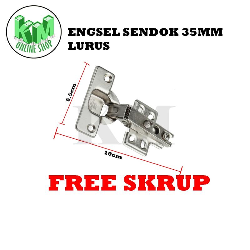 Engsel Sendok Lurus Besi Chrome cabinet lemari kitchen - Shop | Tokopedia