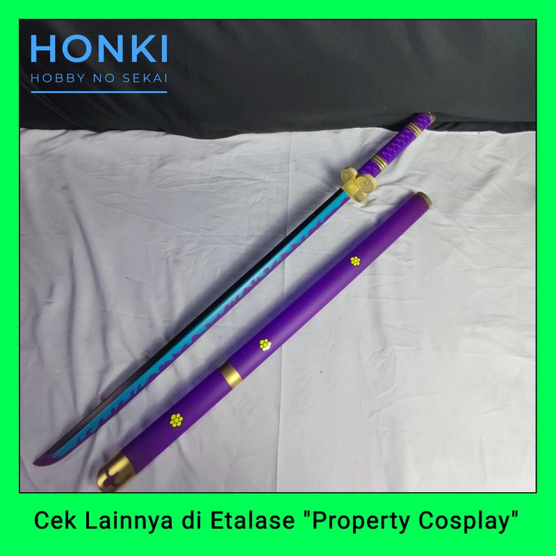 Property Cosplay PU Foam Katana Emma Purple One Piece - Shop | Tokopedia