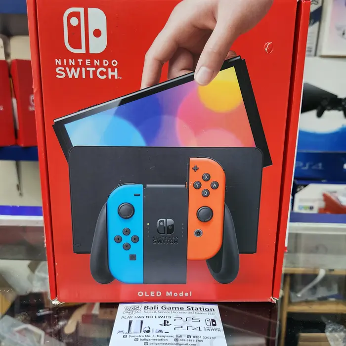 Jual Nintendo Switch oled ori new - NEON RED N BLUE - Kota Denpasar ...