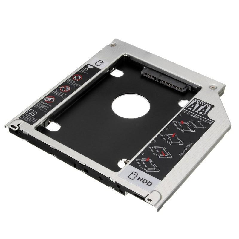Caddy SSD HDD 2.5" Slim Tipis 9.5mm SATA to SATA Slot DVD Hardisk ...
