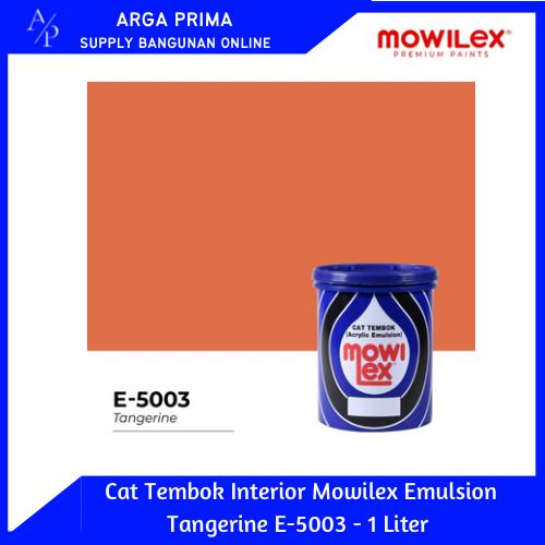 Jual Cat Tembok Interior Mowilex Emulsion 1 Liter - Tangerine E-5003 ...
