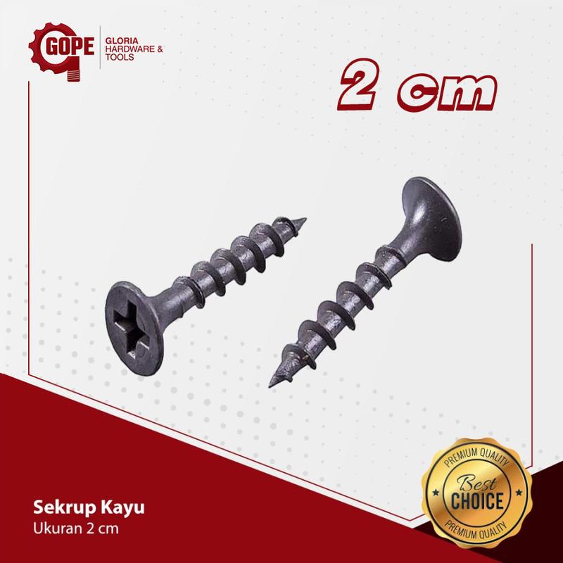 Sekrup Kayu Biasa Skrup 2, 2.5, 3, 4, 5, 7, 10 cm - Shop | Tokopedia