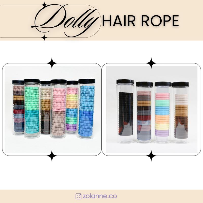 ZOLANNE DOLLY HAIR ROPE IKAT RAMBUT KARET NILON ELASTIS KORE - Shop ...