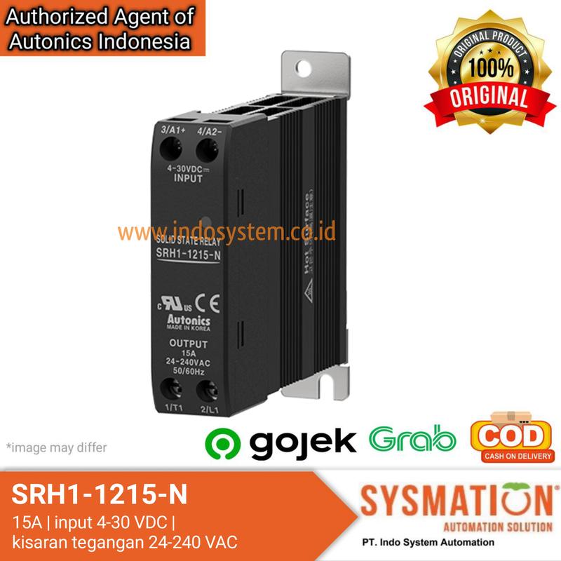 Autonics SRH1-1215-N Solid State Relay SSR 15A - ISA - Shop | Tokopedia