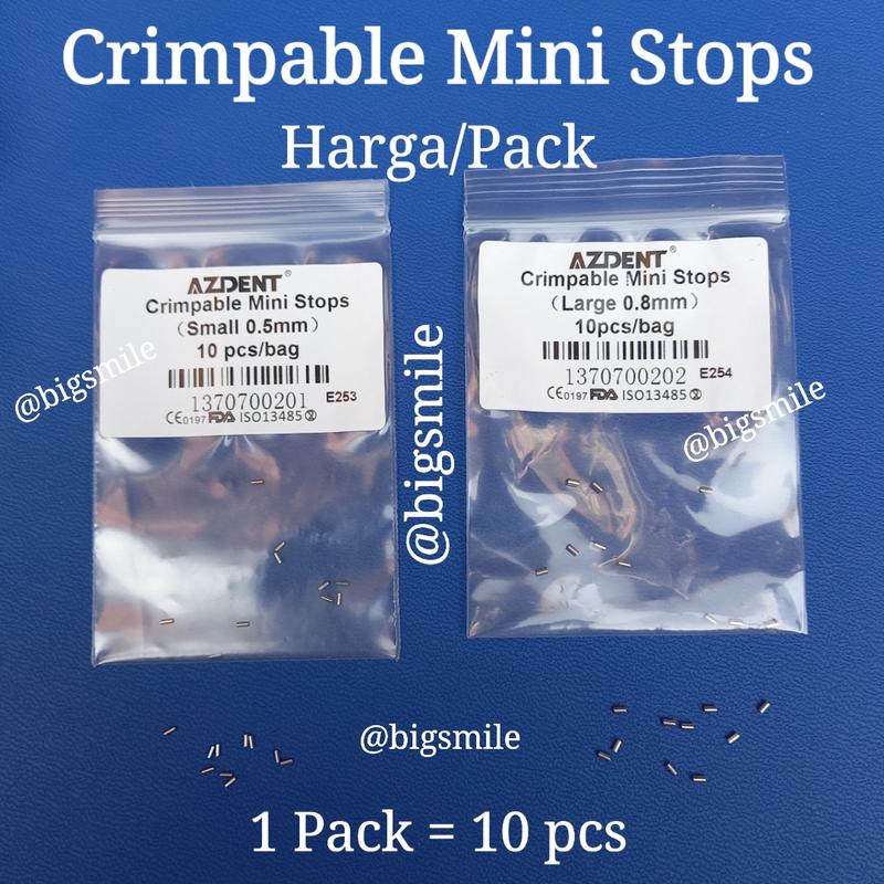 DENTAL Crimpable MINI STOP Stopper Kawat Damon TOP QUALITY drg Ortho ...
