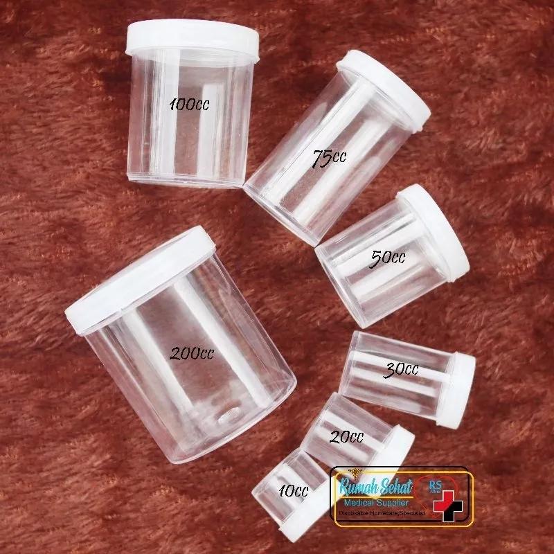 Pot Urine 10 cc 20cc 30 cc 50cc 75cc 100cc 200cc Pot Obat Po - Shop ...