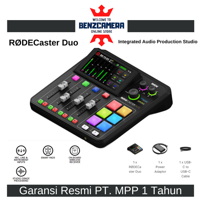 Jual RODE RODECaster Duo Integrated Audio Production Studio - Jakarta ...