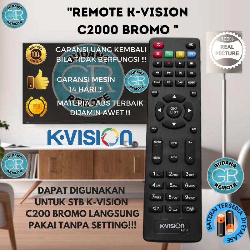 Remote remote Receiver K-VISION C2000 ORIGINAL PABRIK - Shop | Tokopedia