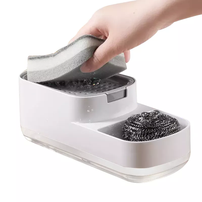 Jual Tempat Sabun Cuci Piring Minimalis Dispenser Sponge Dapur ...