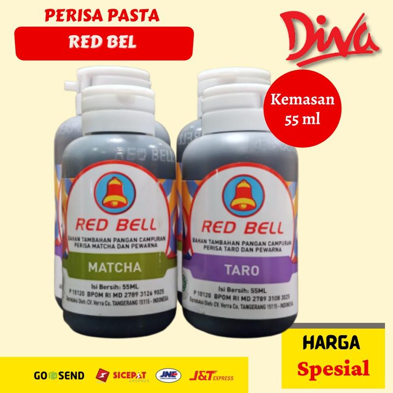 Perisa dan pewarna red bell 55ml / Pasta Red Bell - Shop | Tokopedia
