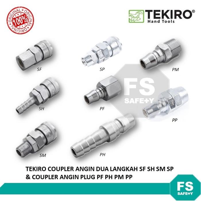 Jual Tekiro Coupler Selang Angin Two Touch PF PH PM PP SF SH SM SP 20 ...
