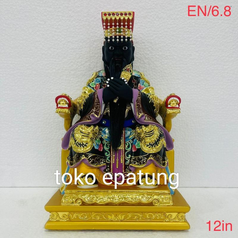 patung raja neraka / giam lo ong - kayu taiwan -12 inch (s) - Shop ...