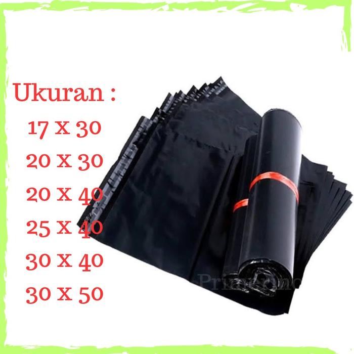 Jual CLAIYDREAM Plastik Polymailer Hitam | Plastik Kantong Packing ...
