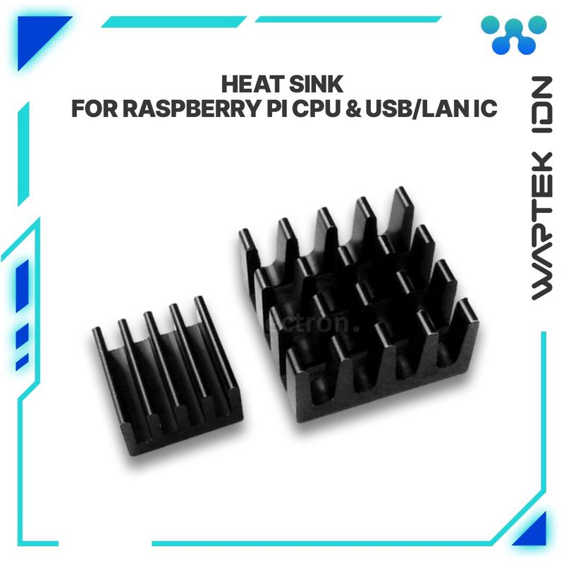Heatsink For Raspberry Pi CPU & USB/LAN IC - Shop | Tokopedia