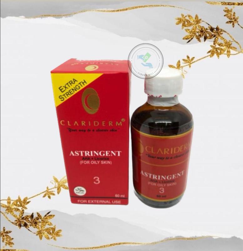 CLARIDERM ASTRINGENT 3 ALKOHOL / TONER PEMBERSIH WAJAH - Shop | Tokopedia