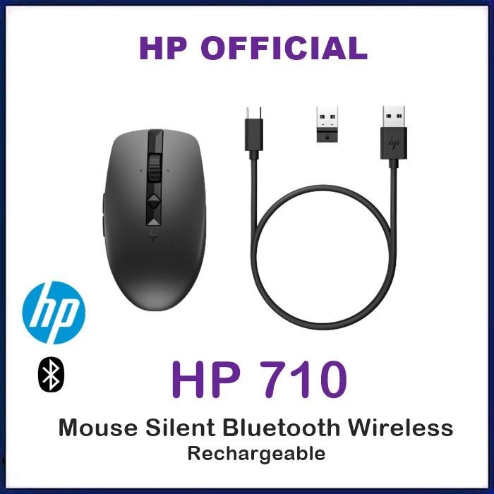 Jual HP Mouse 710 Silent Bluetooth Wireless Type-C Rechargeable HP 710 ...