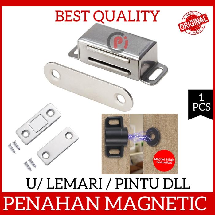 Jual Penahan Pintu Lemari Jendela Laci Magnetic Latch Catch Kabinet ...