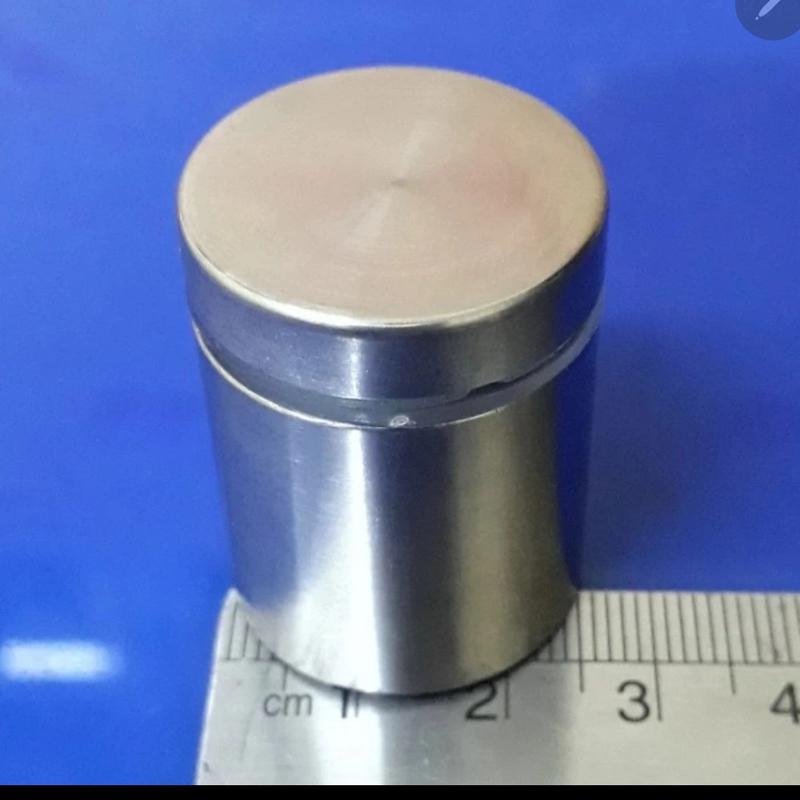 Pen Iklan Komplit Sekrup+Fiser Baut Acrylic Pin Akrilik 25 x 30 mm ...