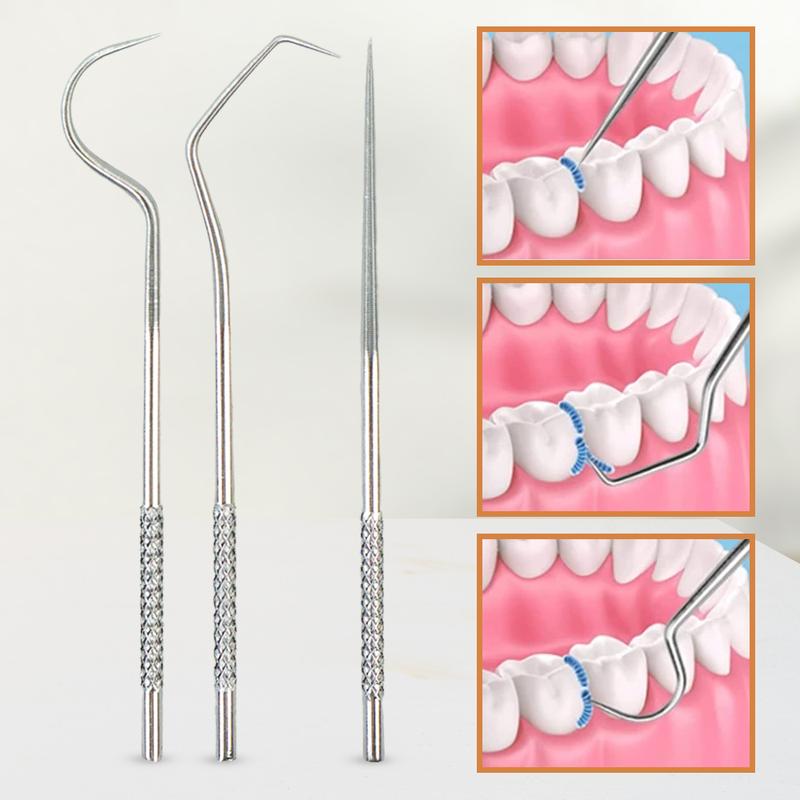 Alat Tusuk Gigi Stainless Steel Set Metal Flossing Tool TP0554 - Shop ...