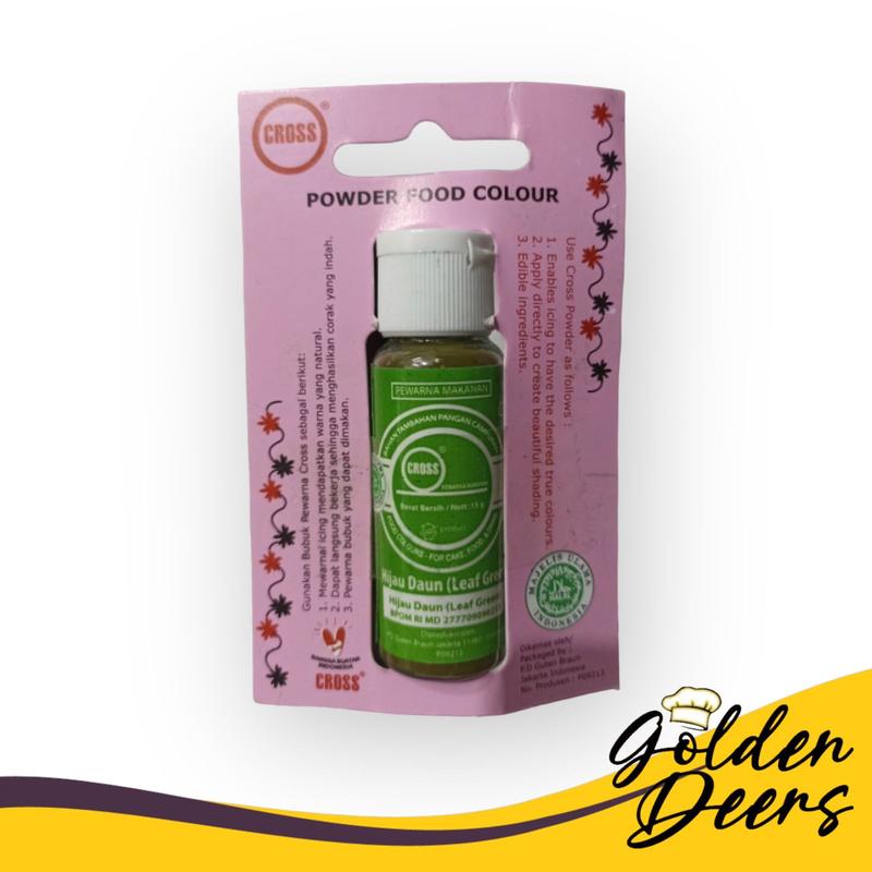 Cross Food Colour Powder Leaf Green 15gram - Shop | Tokopedia