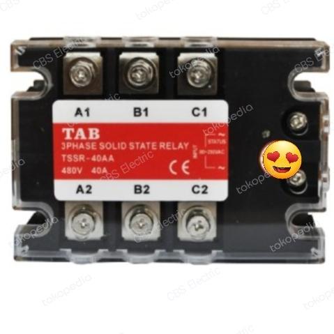 Jual TAB Solid State Relay 3Phase 10-120Ampere AC to AC SSR AC-AC ...