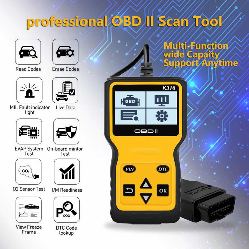 Alat Scaner Mobil OBD2 Scanner Mobil OBD II Pendeteksi Kerusakan - Shop ...