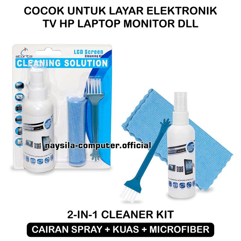 LCD Cleaner Cleaning Kit 3in1 Pembersih Monitor / Notebook - Shop ...