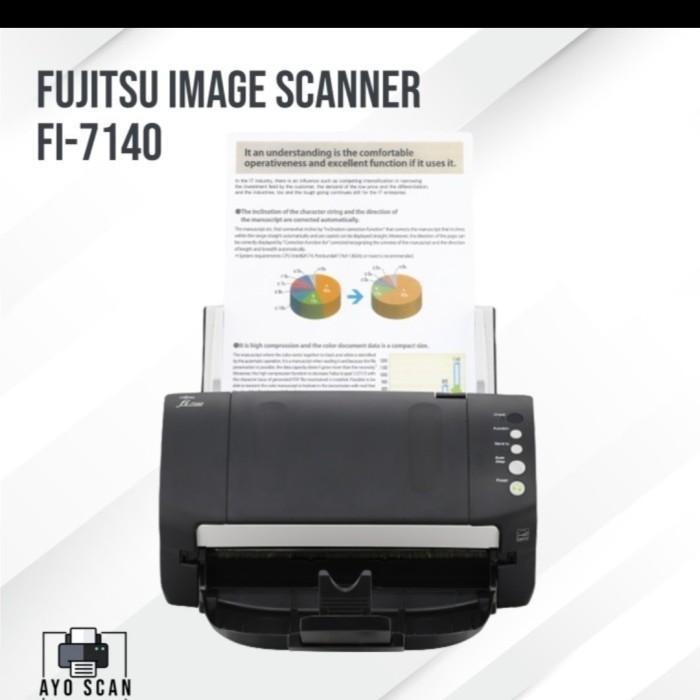 Jual SCANNER Fujitsu Fi-7140 Duplex ADF - 40ppm - A4/Legal/Folio/F4 ...