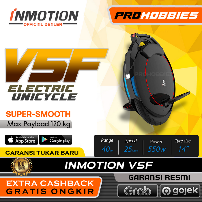 Jual Inmotion V5F Electric Unicycle Smart Wheel balance scooter V5 F ...