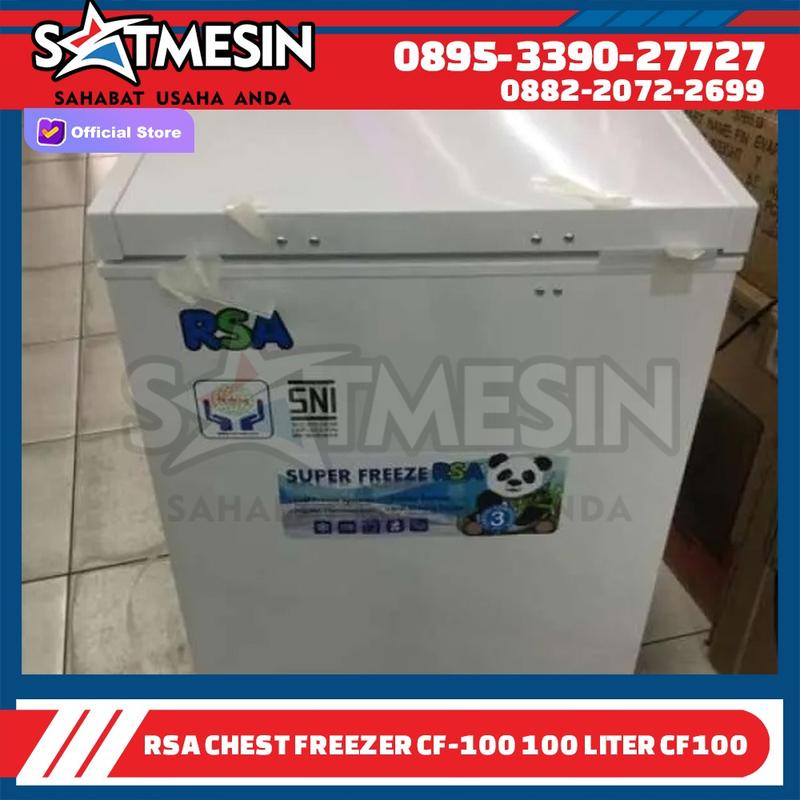 RSA CF 100 CHEST FREEZER 100 L -15 ~ -25 Celcius Free kota JADETABEK ...