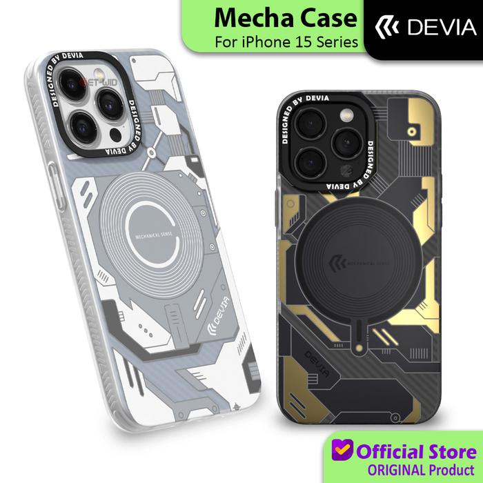 Jual MagSafe Case iPhone 15 Pro Max Plus Devia Mecha Design Casing - M4 ...