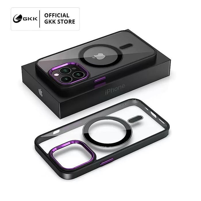 Promo Casing Magsafe Premium iPhone 11 12 13 14 PRO MAX Magnetic Anti ...