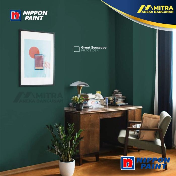 Jual CAT TEMBOK NIPPON PAINT GREAT SEASCAPE NP AC 2106 A HIJAU TUA ...