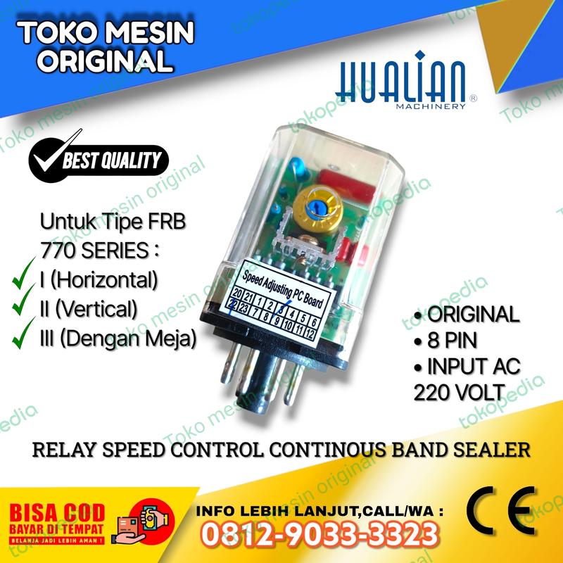 Relay Speed Control Continous Band Sealer FRB-770 Series HUALIAN - Shop ...