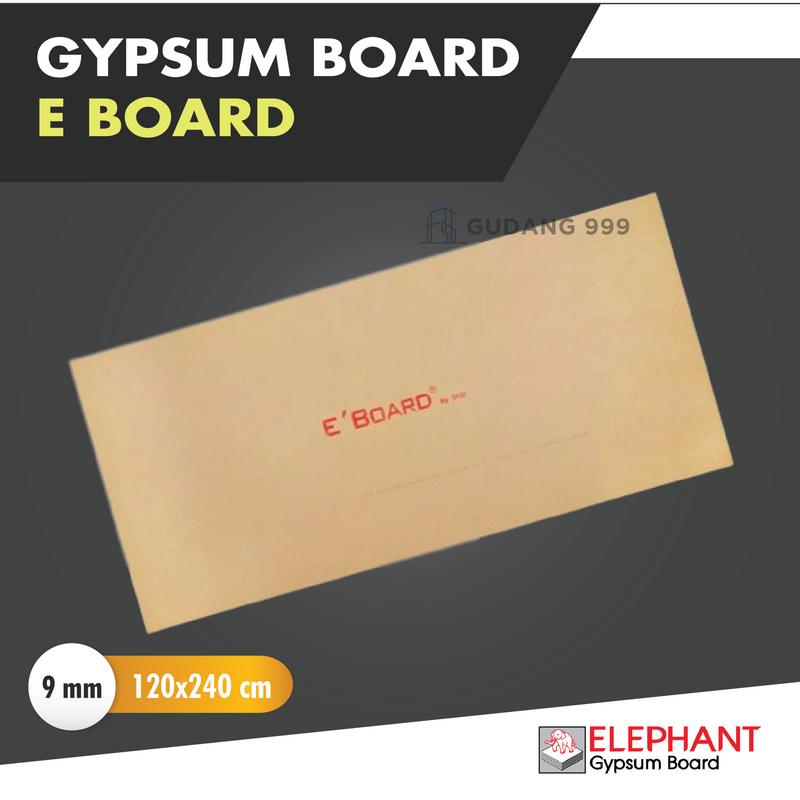 Papan Gypsum / Gypsum Eboard 9mm By ELEPHANT BOARD - Shop | Tokopedia