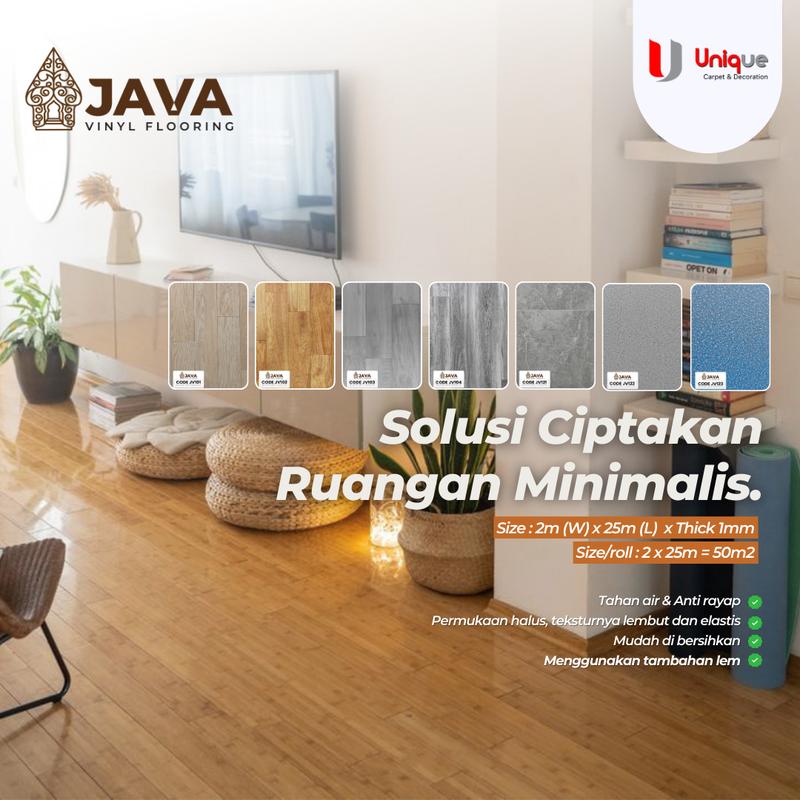 Vinyl Java Tebal 1mm / Vinyl Lantai / Vinyl Roll Meteran JAVA - Shop ...