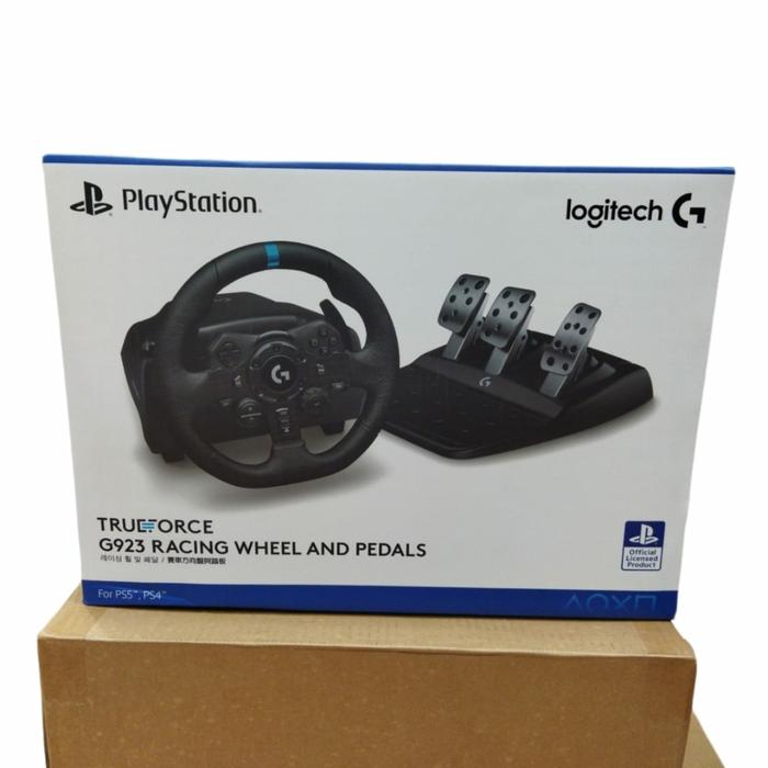 Jual Logitech G923 TRUEFORCE SIM Racing Wheel and Pedals For PS4 / PS5 ...