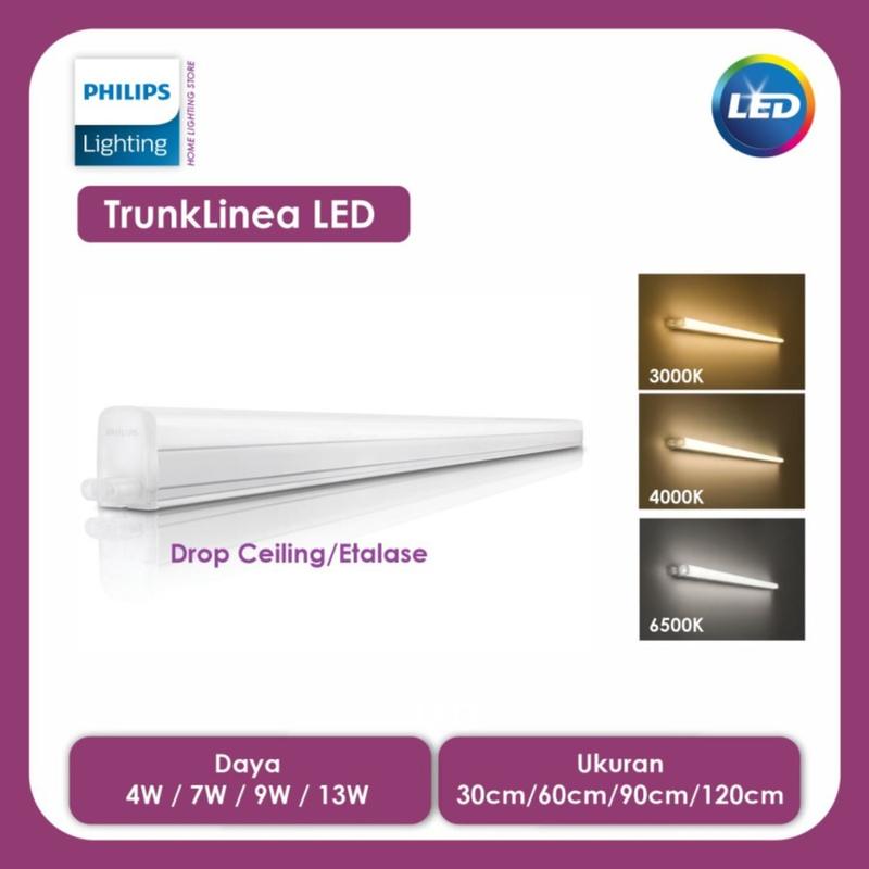T5 Led Philips Batten Trunklinea 4W 7W 9W 13W 3000K 4000K 6500K - 6500 ...