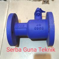 Jual Blowdown Valve 11/2" inch PN 40 Thermo Cast Steel WCB Flange DN 40 ...