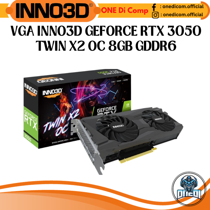 Jual VGA INNO3D GEFORCE RTX 3050 TWIN X2 OC 8GB GDDR6 - Kota Medan ...