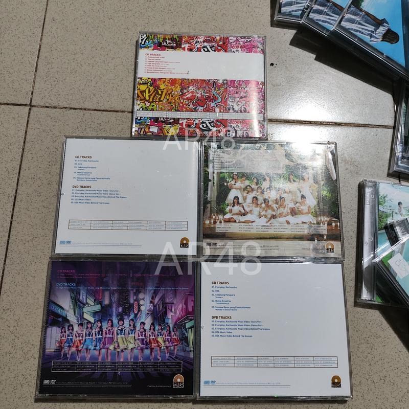 DVD/CD JKT48 High Tension,Rapsodi,Everyday Kachuusa,UZA,Joy Kick Tears ...