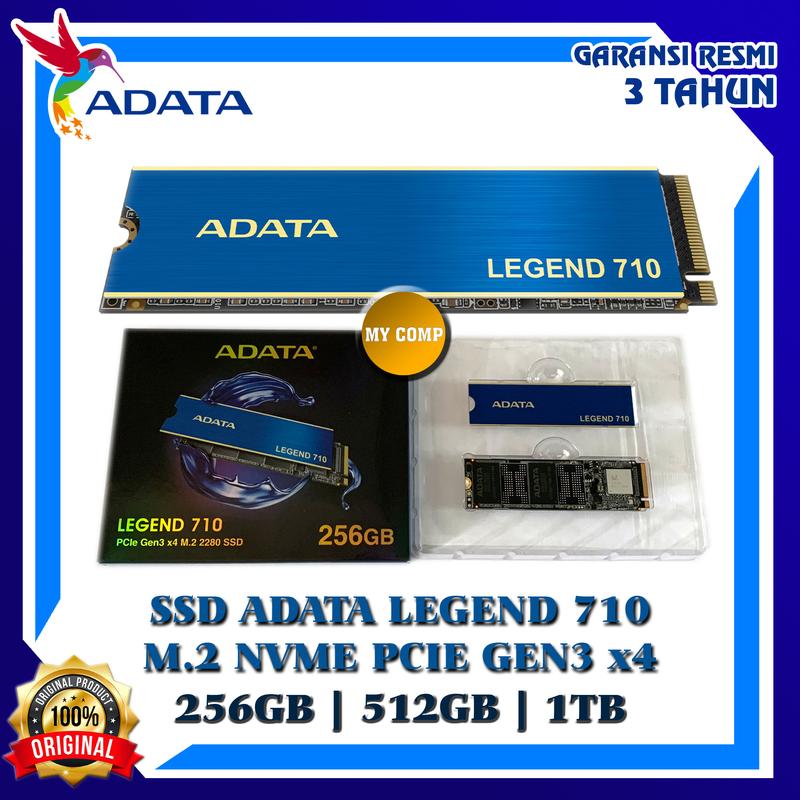 SSD Adata Legend 710 256GB 512GB 1TB M.2 M2 NVME PCIE GEN3 x4 - Shop ...