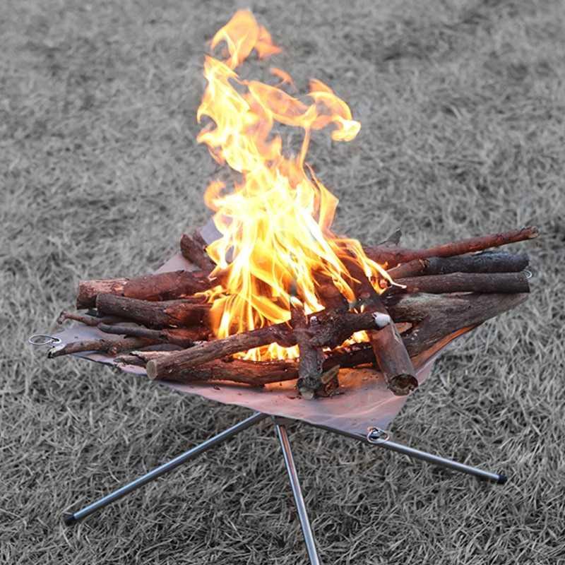 Stand Api Unggun Stainless Portable Solid Fuel Camping Tool - Shop ...
