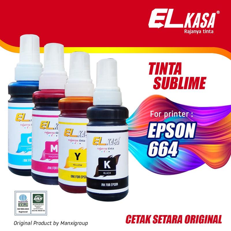 Tinta Sublime Untuk Printer Epson 100ml by Elkasa - Shop | Tokopedia