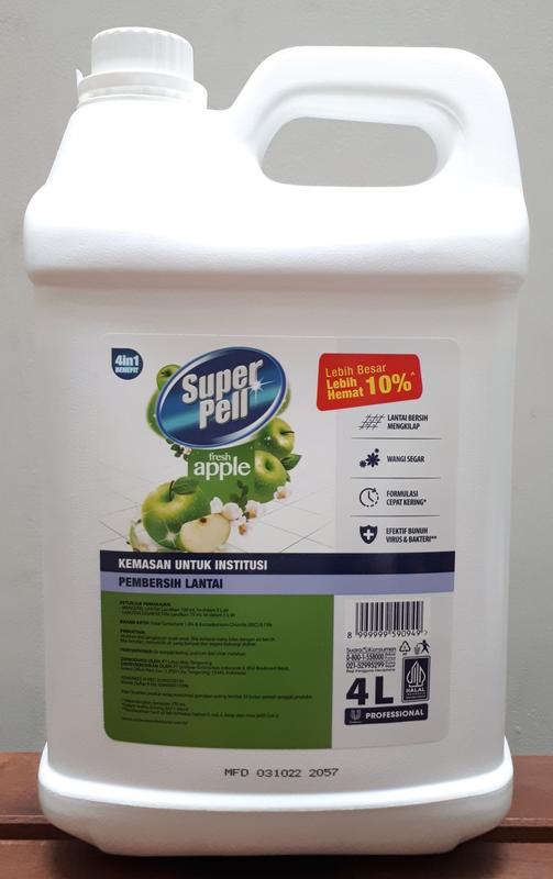 superpell 4 liter pembersih lantai 4 lt super pel obat pel - Shop ...