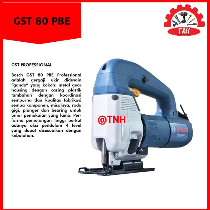 Jual BOSCH Gergaji ukir Bosch / Bosch GST 90 BE / Jigsaw Bosch 80 PBE ...