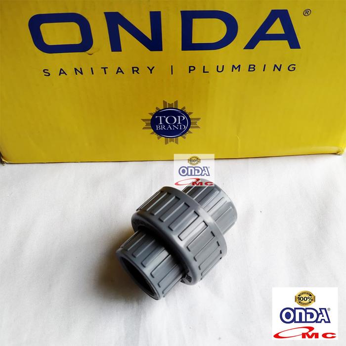 Jual Water Mur Moor Polos Union Socket AW 1/2 inch PVC Paralon ONDA ...