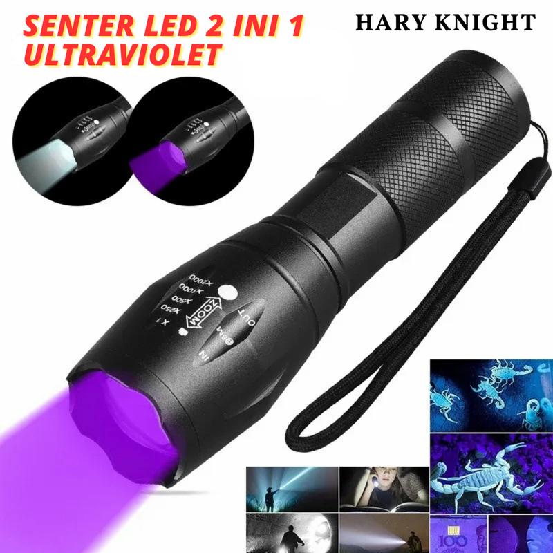 SWAT Senter LED + UltraViolet UV Light Dual Mode - Shop | Tokopedia