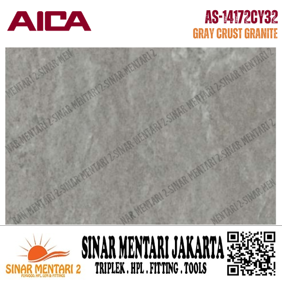 Jual AICA HPL AS 14172 CY 32 GRAY CRUST GRANITE - Jakarta Barat - Sinar ...