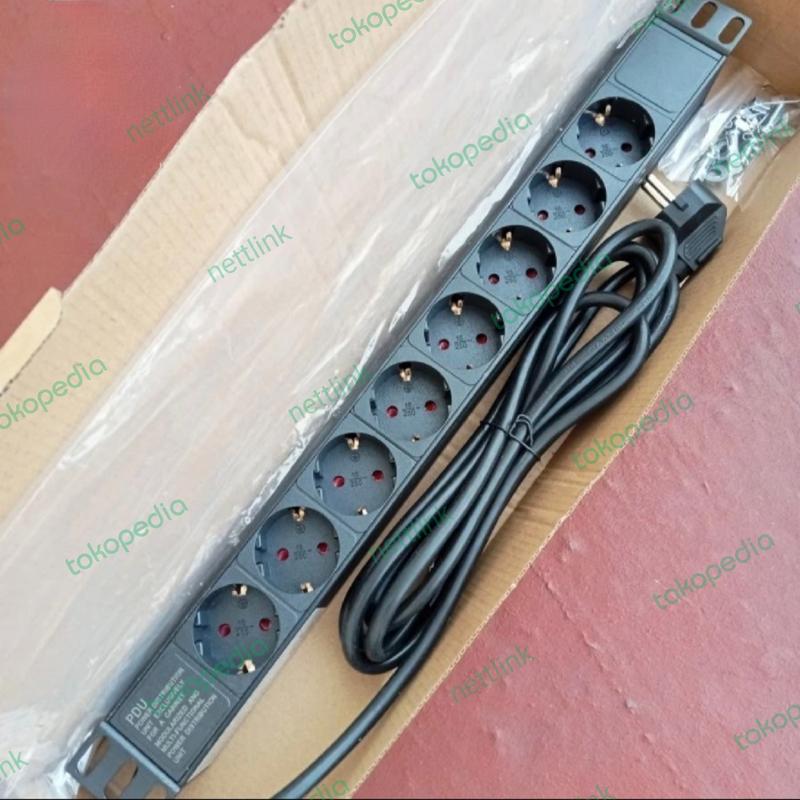 pdu rack server 8 port, power distribution unit 8 outlet 16A - Shop ...